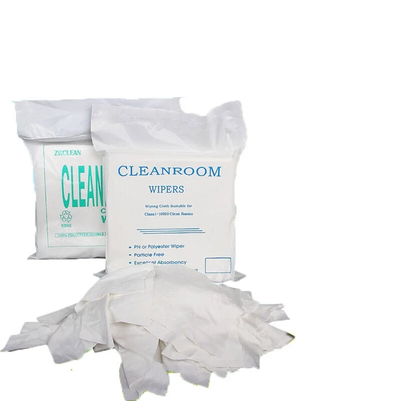4008 White Cleanroom Wiper /industrial Electronic Wiping Cloth/ 14cm ...