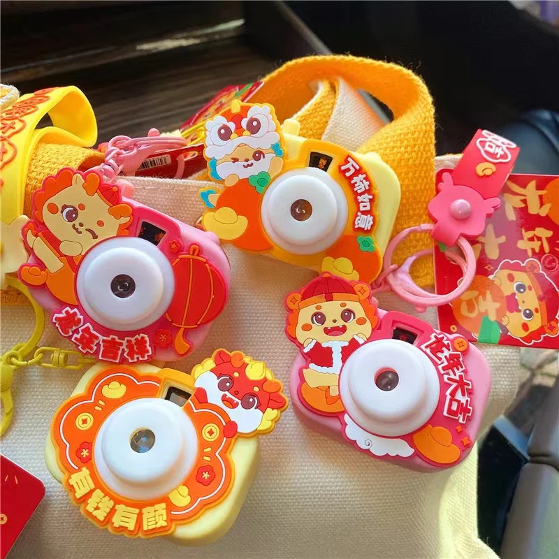 Chinese Style Year Of The Dragon Good Luck Camera Keychain Cute High ...