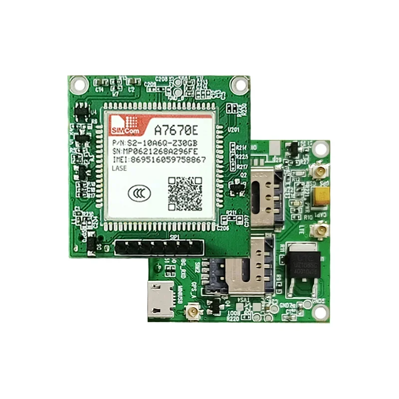 SIMCOM A7670E LTE CAT1 Module - 4G+GPRS Development Board