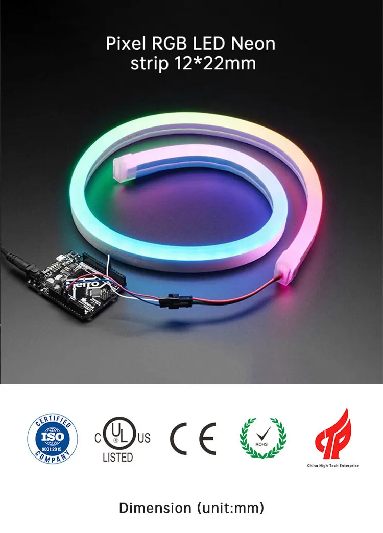 Side Emitting Programmable Addressable Led Neon Flex Tube Flexible ...