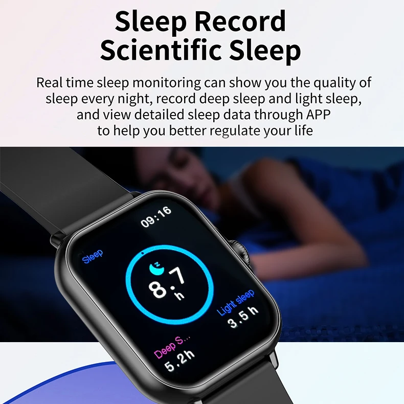 2024 New Desig Fashion Girls Ladies Smartwatch Health Sleep Body ...