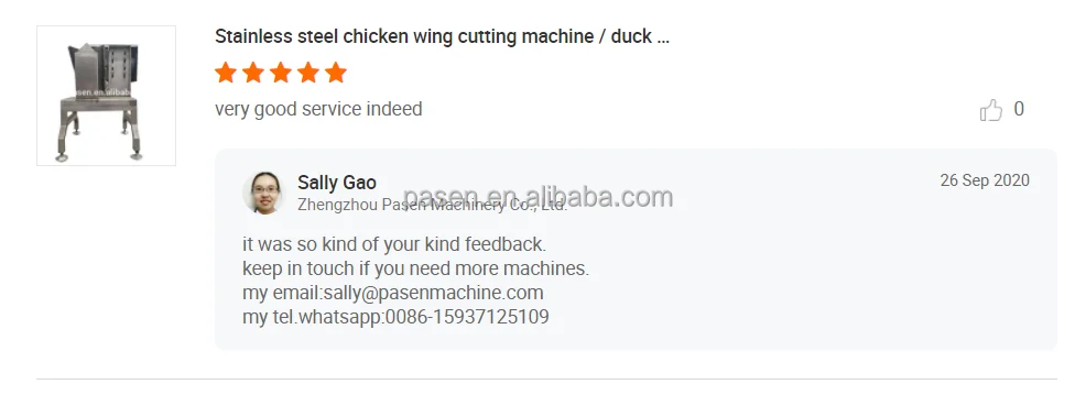 Efficient Chicken Wing Separating Machine - Pasen Poultry Cutter