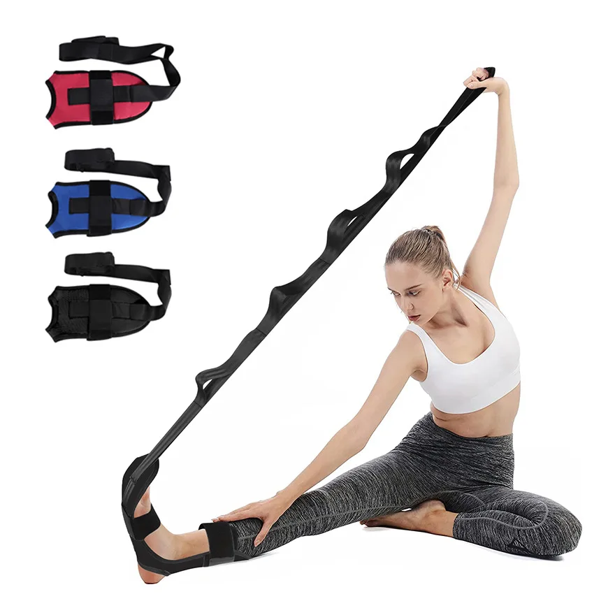 Mr Yoga Foot & Leg Stretch Strap Foot And Calf Stretcher Belt With ...