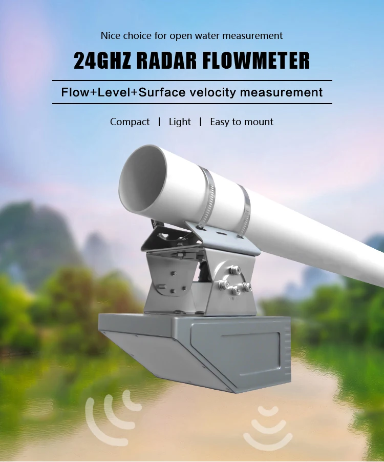Holykell Open Channel Radar Flowmeter - Accurate Water Measurement