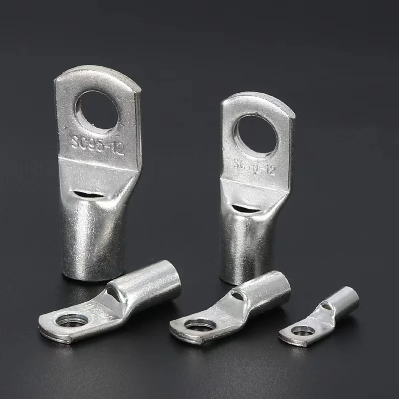 Tinned copper crimping cable lugs terminal lug electrical battery tube ...