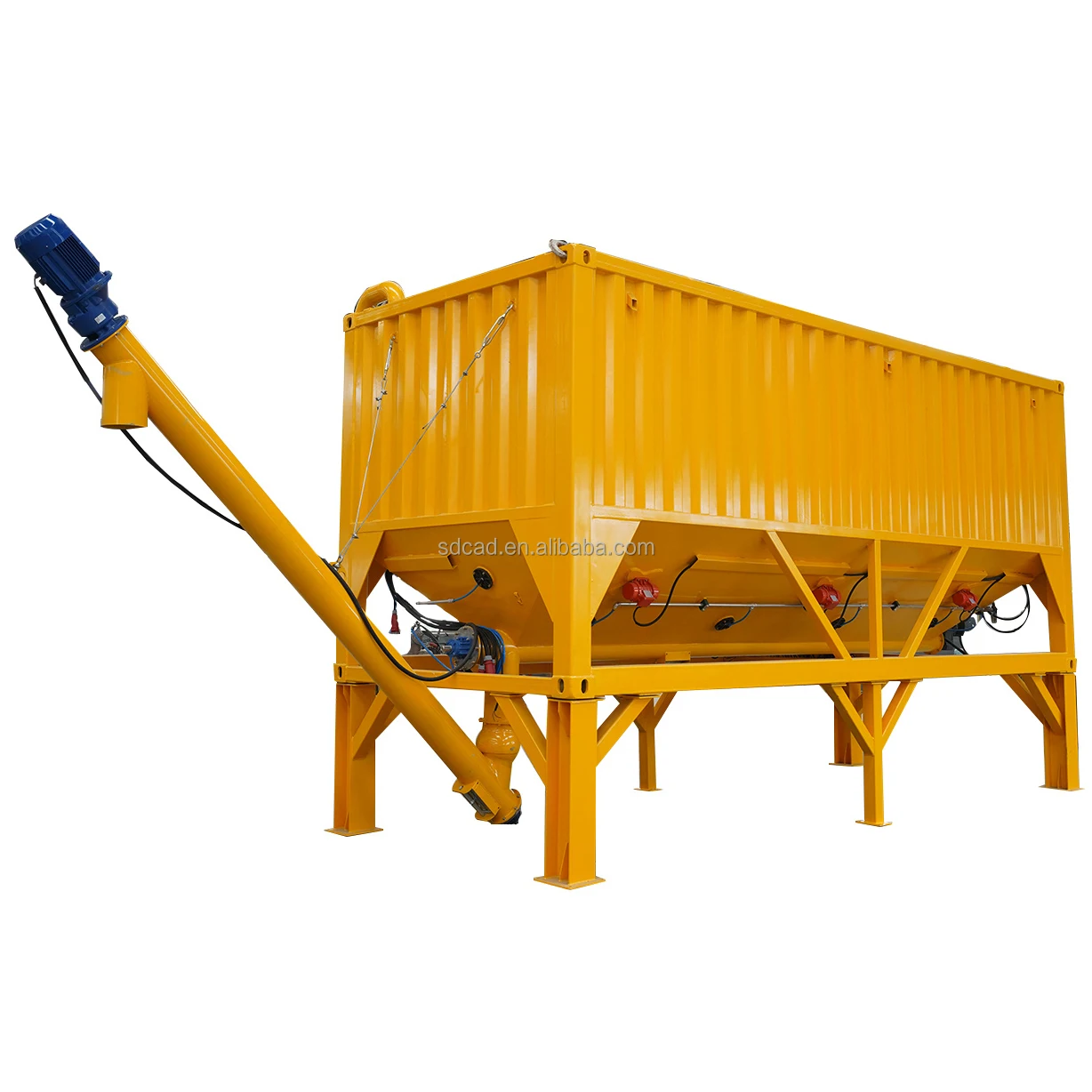 Sdcad Cost-effective Cement Horizontal Storage Silo 50t Horizontal Type ...