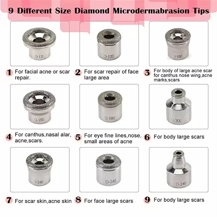 Diamond Dermabrasion Microdermabrasion Skin Scrubber Vacuum Hydro ...