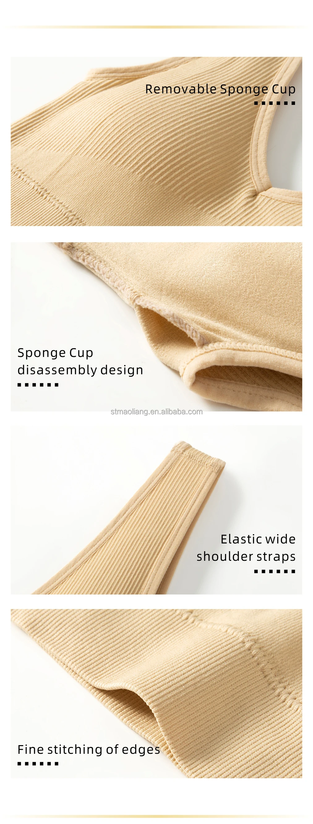 4177 Seamless Bra With Pads Plus Size Bralette Push Up Brassiere Ladies ...