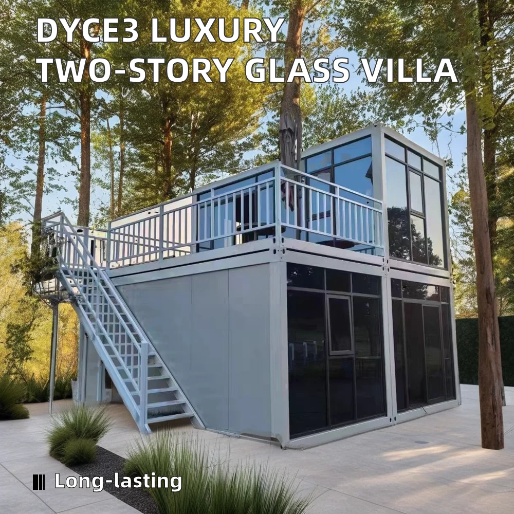 Modern Luxury Two-Story Steel Container Houses for Villas Resorts ...