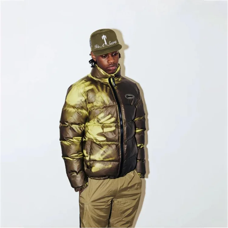 High Quality Custom Factory Trapstar Embroidery Jacket Heat Reactive ...