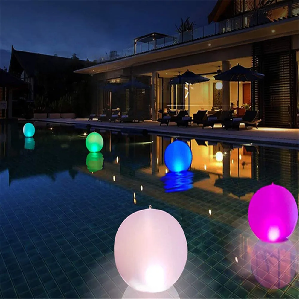 Solar Floating Ball Light Waterproof For Swimming Pool Home Party ...
