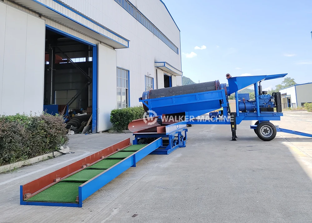 Africa Popular Small Trommel Gold Mining Equipments