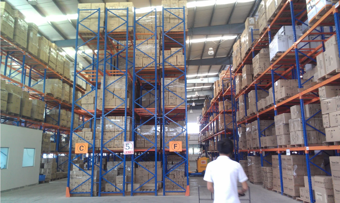 Structural Steel Pallet Rack Shelving Unit Cargo & Storage Equipment ...