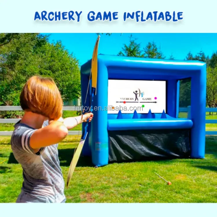 Outdoor Inflatable Archery Hoverball Game Inflatable Archery Range ...