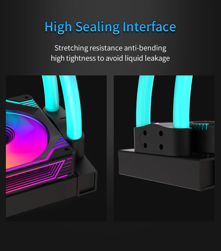 Wholesale 240mm Argb Pwm Aio Liquid Cooler Copper Cpu Computer Cooler ...