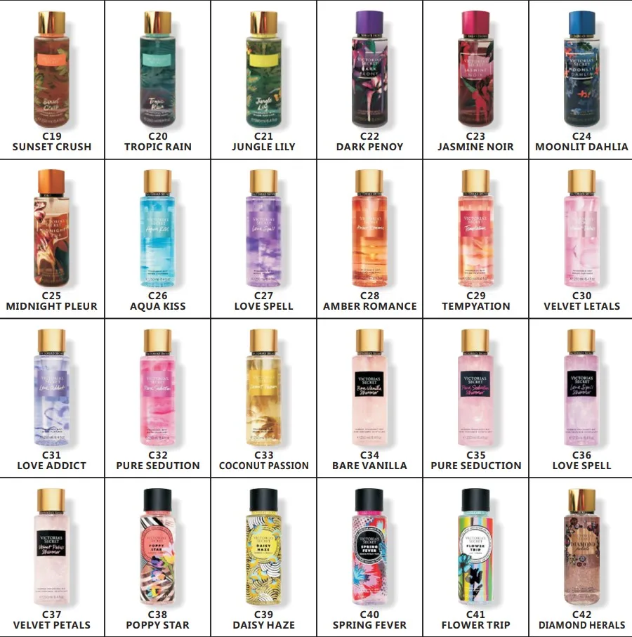 Victorias Secret Perfume Original Set Spray Long Lasting Perfume For ...