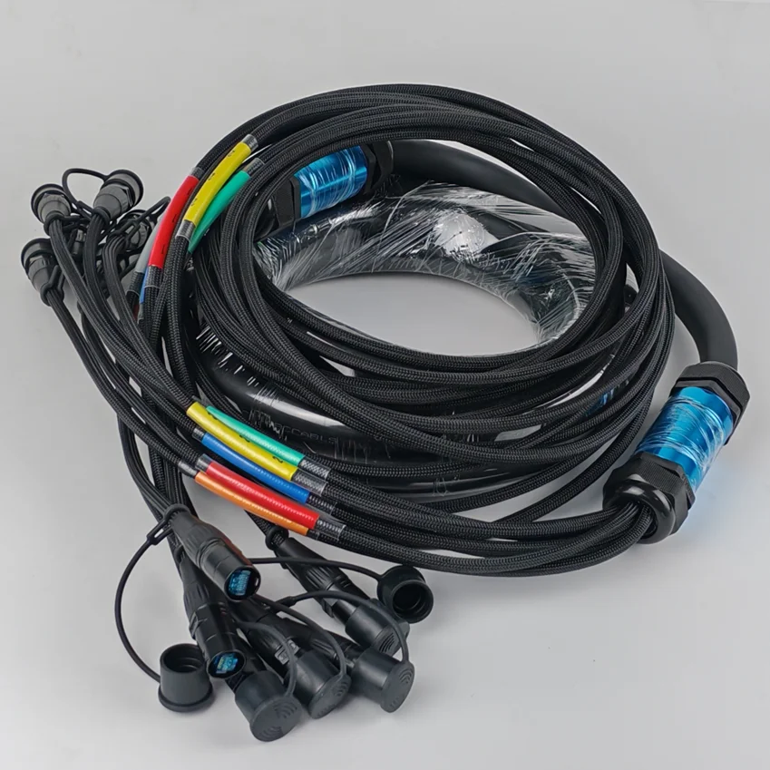 OEM CAT5E CAT6 CAT6E RJ45 4Ch 6Ch 8Ch Signal Stage Snake Cable with ...
