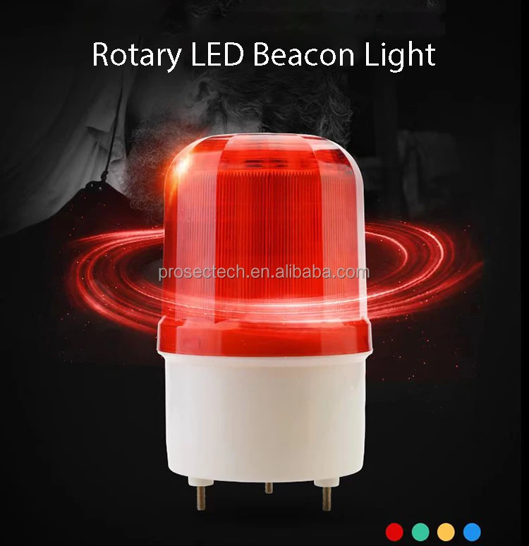 220v Wire Alarm Strobe Light Emergency Signal Light Industrial Rotating ...