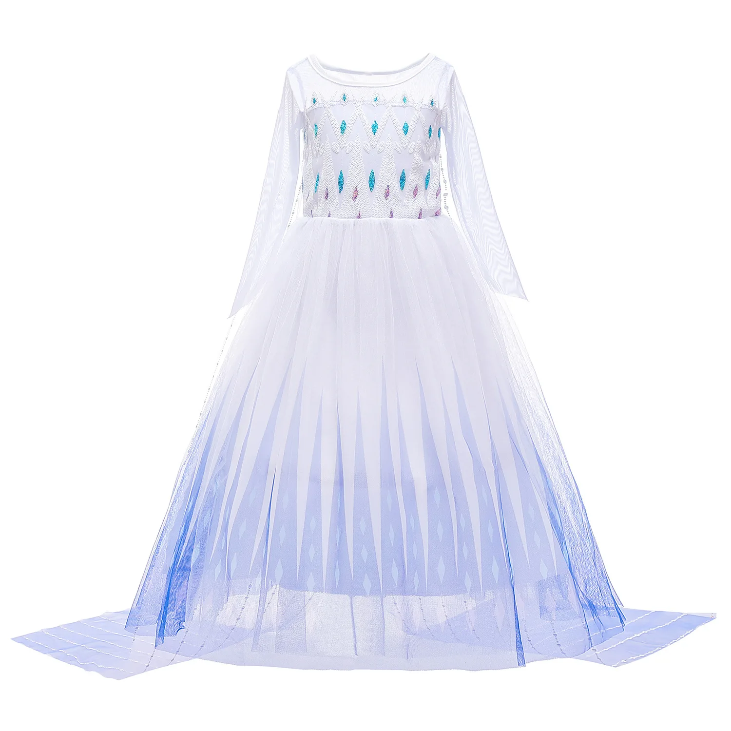 Princess Elsa Dress Frozen 2 Girls Aisha Dress Summer Kids Skirt ...