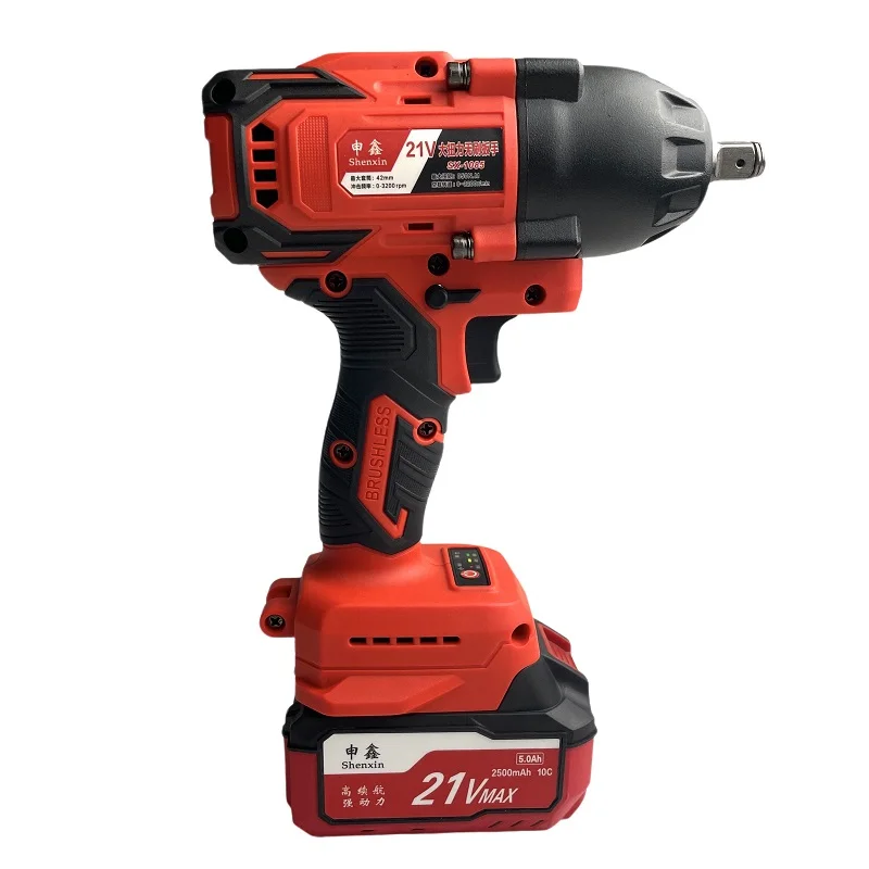 21v 1750n Electric Impact Wrench Impact Wrench Cordless High Endurance ...
