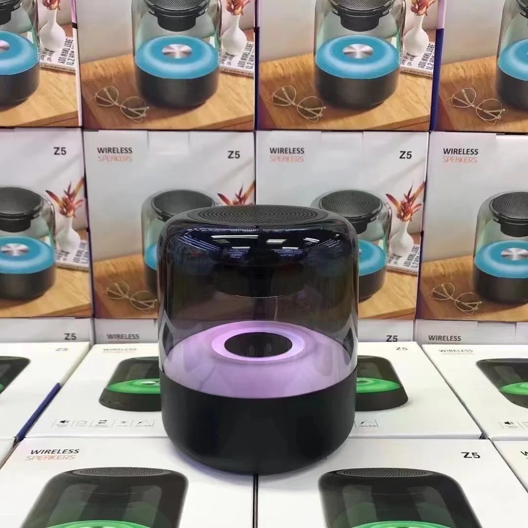 Multifunctional Wireless Colorful Led Light Speaker Mini Glazed Lamp ...