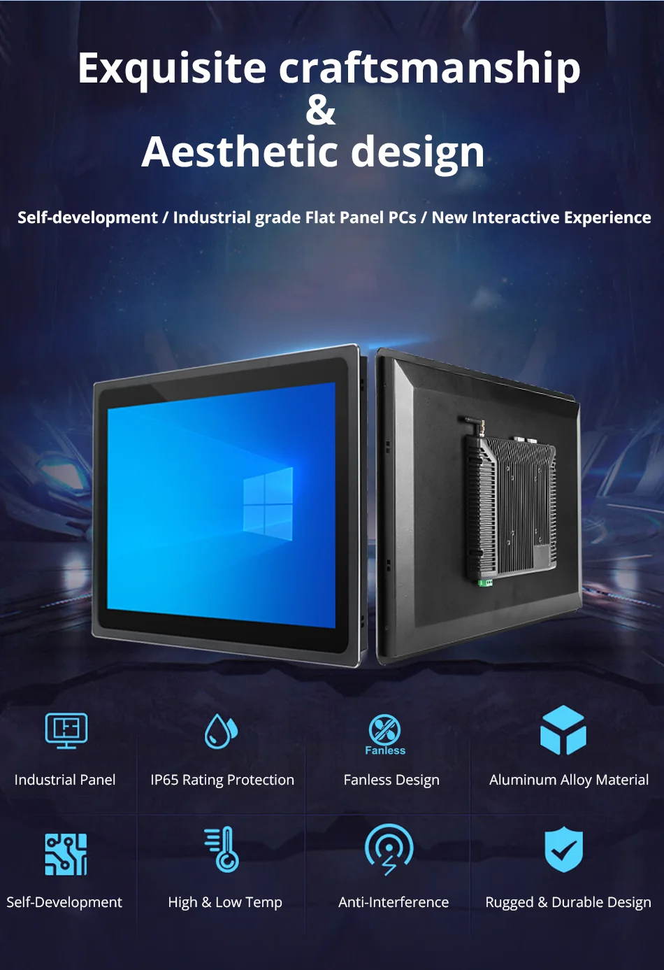 Polng 12.1-inch I5 Wi-fi Win Hd Industrial Tablet Pc Panel Capacitive ...