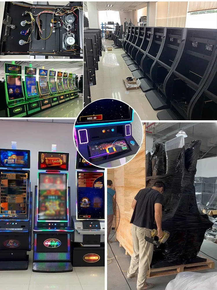 New 43 Inch Touch Curve Touch Metal Cabinet Video Games Skill Game ...