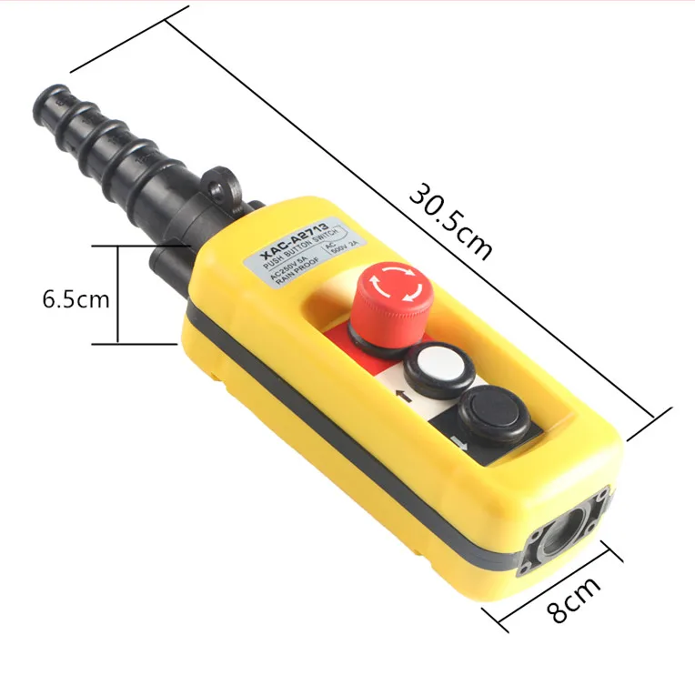 Hoist Pendant Switch Iuxishop Electric Hoist Crane Pushbutton Switch ...