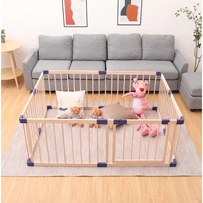 Luxury Wooden Playpen - Safe & Spacious Kids' Play Area