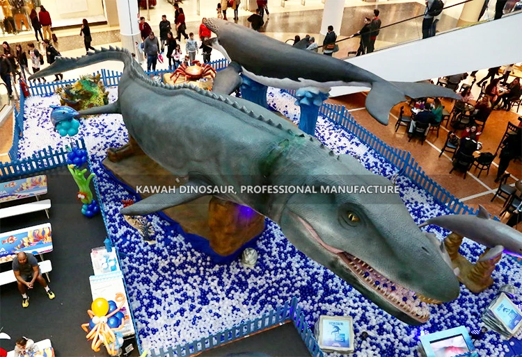 Giant Animatronic Mosasaurus - Perfect for Sea Park Shows