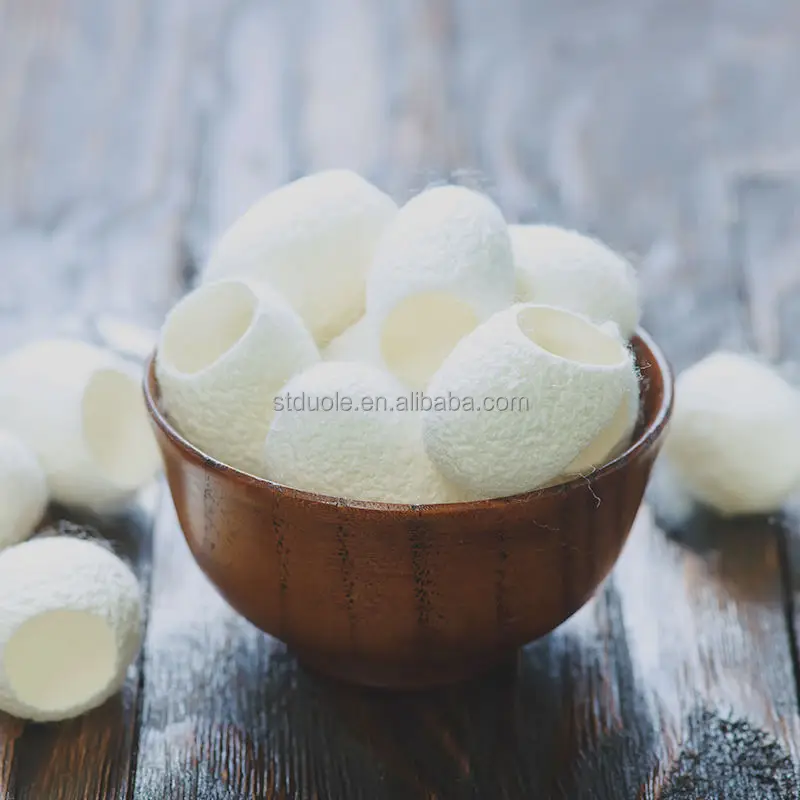 Private Label 100% Natural Pure Raw Cocoon Silk Body Face Skin Care ...