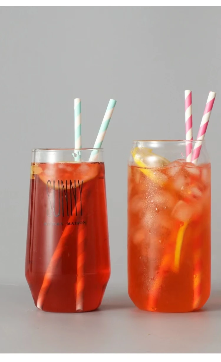 Custom Biodegradable Individually Wrapped Paper Straws Eco Friendly