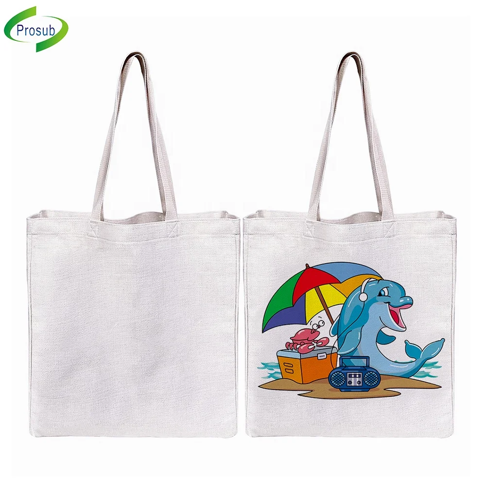 Prosub Wholesale Linen Sublimation Tote Bag - Customizable