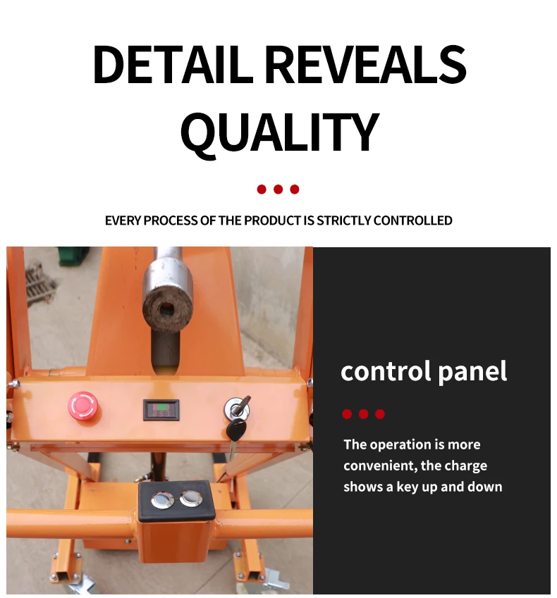 Lightweight Electric Small Forklifts Portable Battery Operated 500KG ...