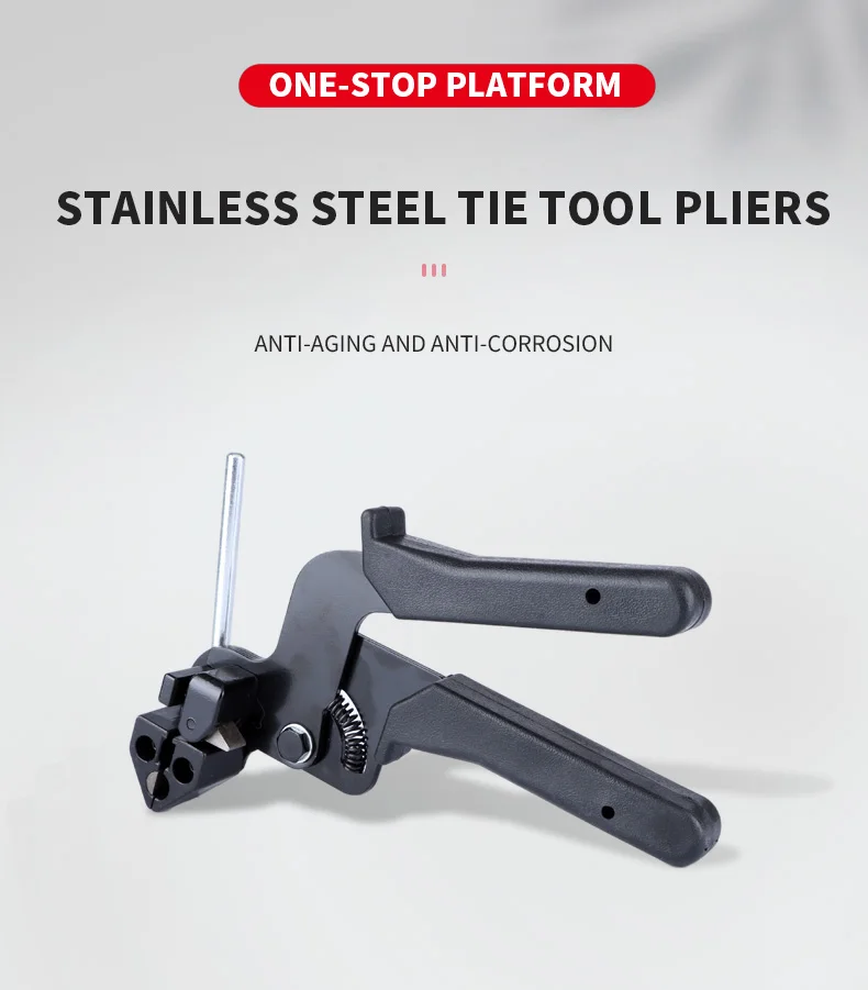 Metal Zip Tie Tool Set With 200pcs Self-locking Stainless Steel Cable ...