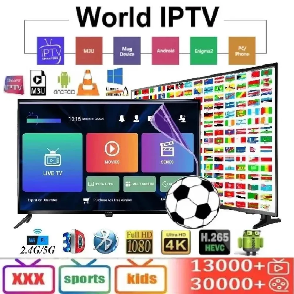 Free Test 4k Iptv Subscript For Android Tv Box 12 Months Iptv Resell ...