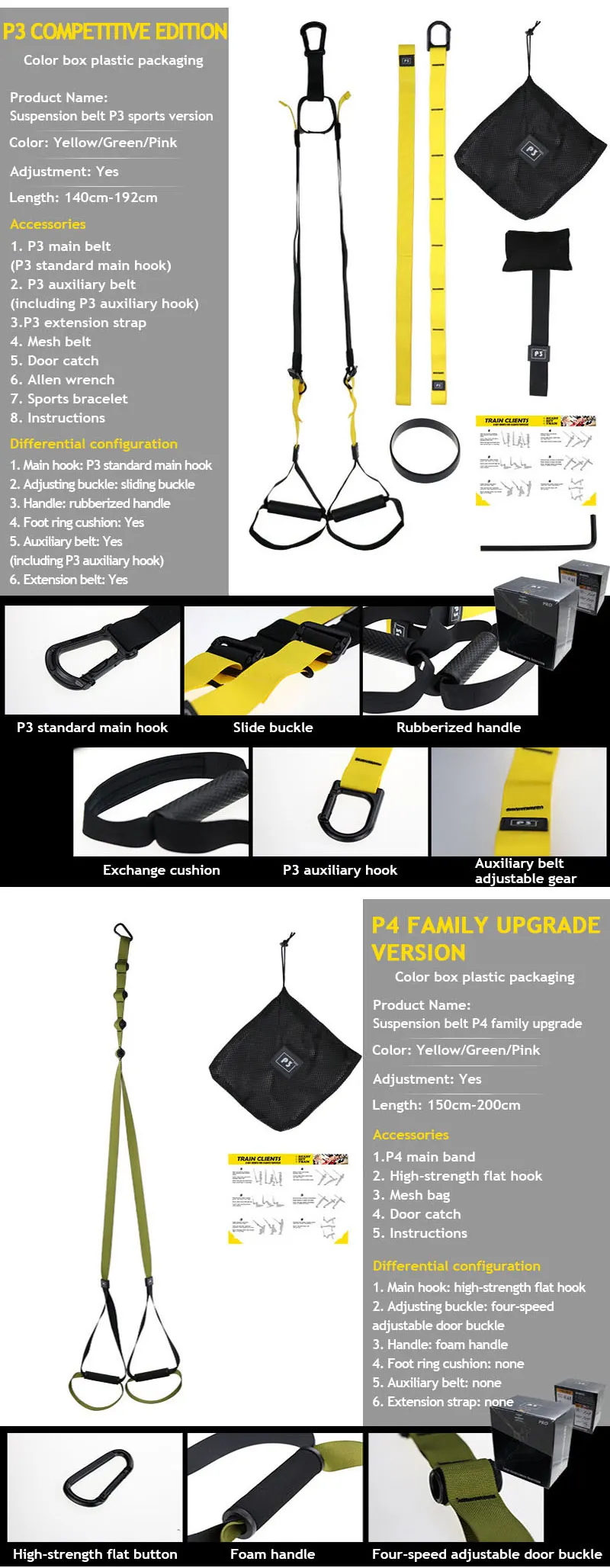 Resistance Bands Belt Suspension-training Belt Muscle Tension Training ...