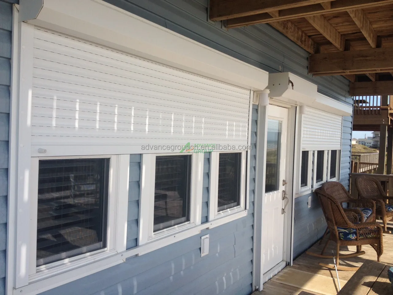 Windproof Roller Shutter with Customizable Size for Windows & Doors, OEM