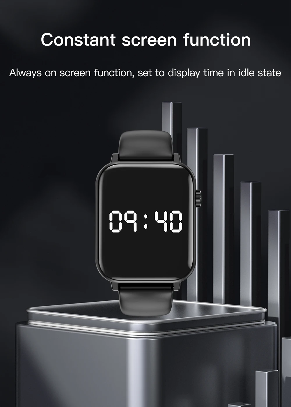 A60pro Smartwatch High Resolution Magnetic Charging Multi-health ...
