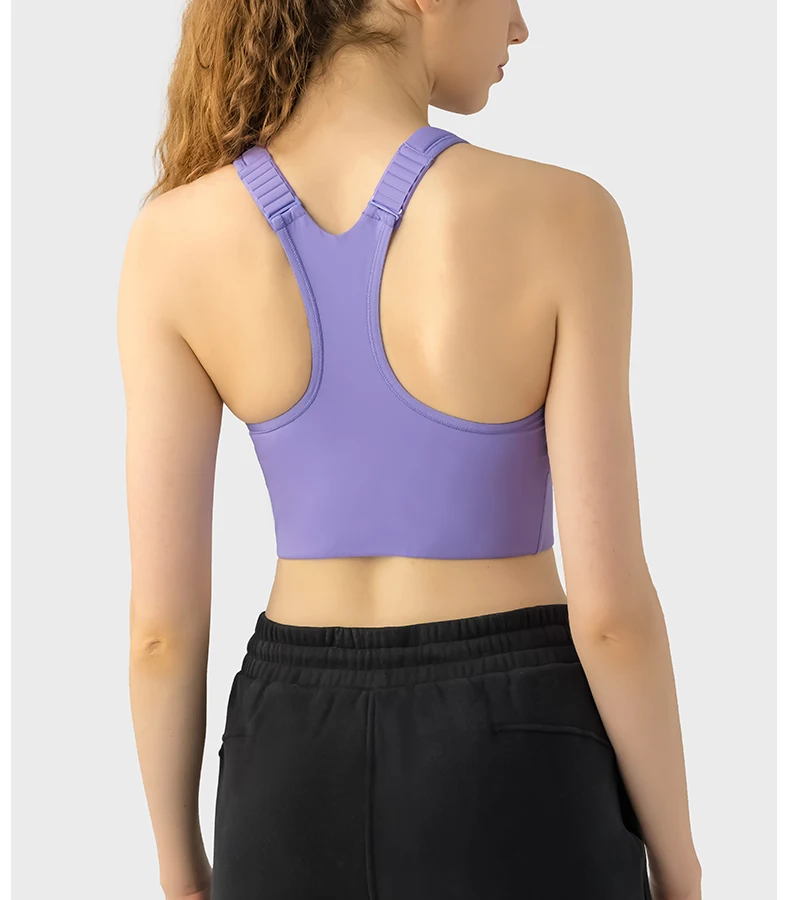 Customized Logo Sexy Sports Bra For Girls Fashion Design With Adjustable Push-up Straps For Yoga ...