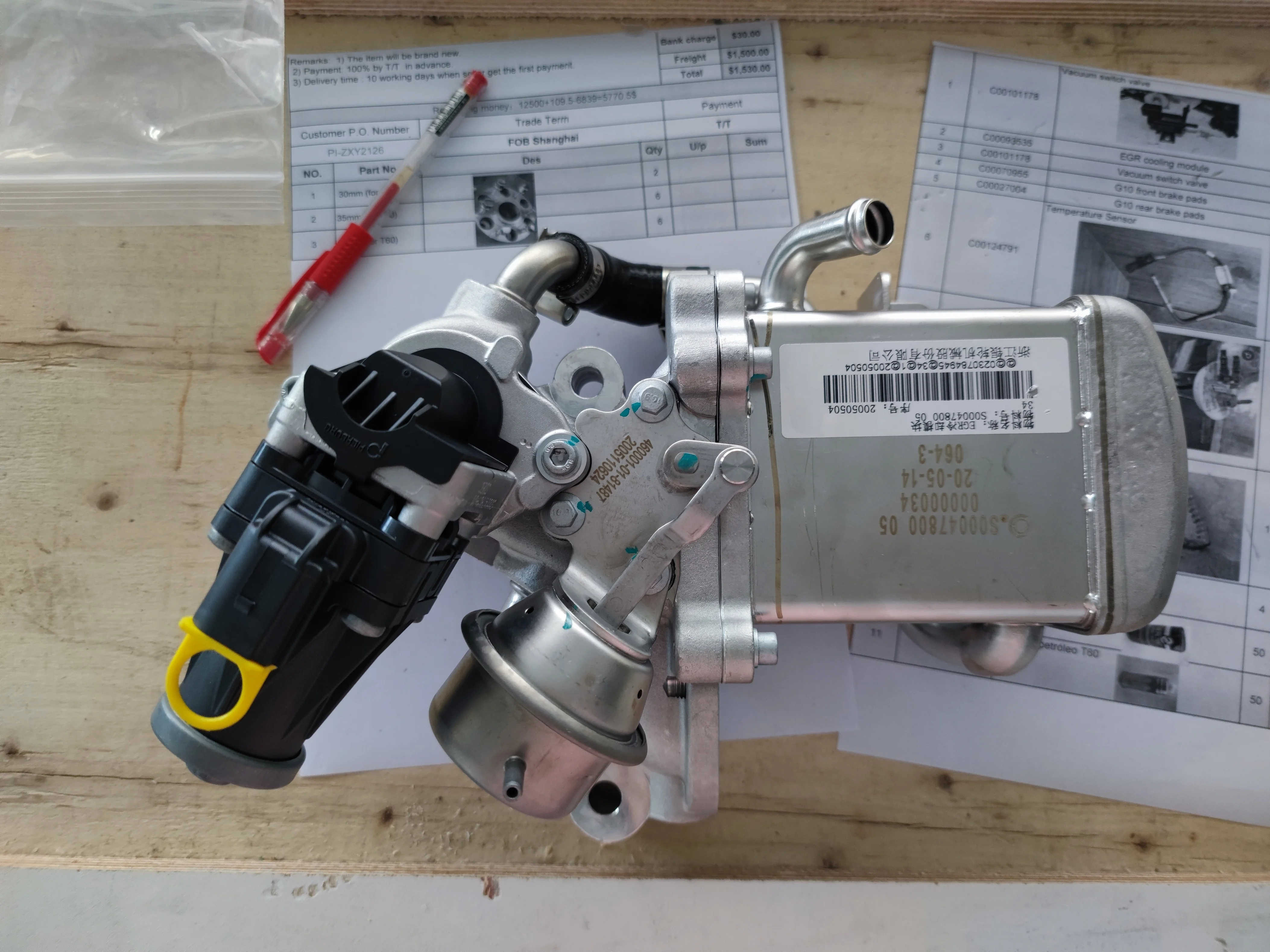 Maxus Auto Parts Egr Valve With Cooler For Maxus T60 C00093535 - Buy ...