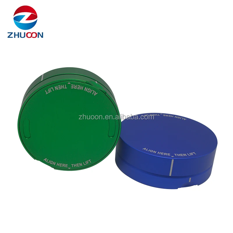 Customized Aluminum Snus Container Empty Color Plastic Can With Metal ...