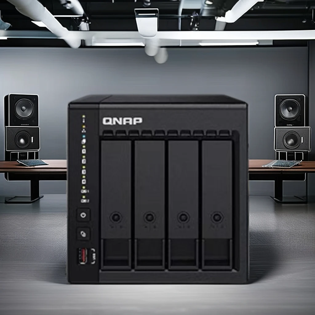 QNAP TS-464C2 4-Bay NAS Storage Server with USB Interface