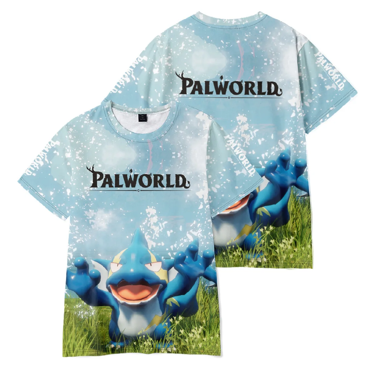 Palworld 2024 Hot Summer Short Sleeve T-shirt For Boys 3d Digital ...