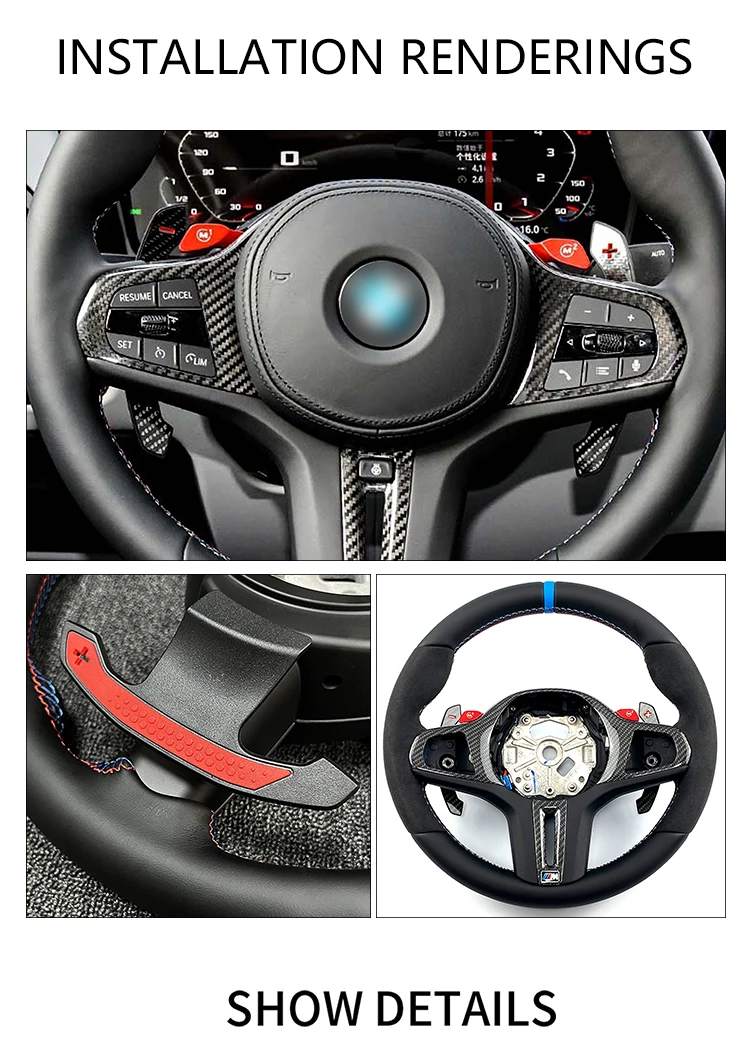 SK CUSTOM Carbon Fiber Shift Paddles Shifter for BMW G Series G30 G80 ...