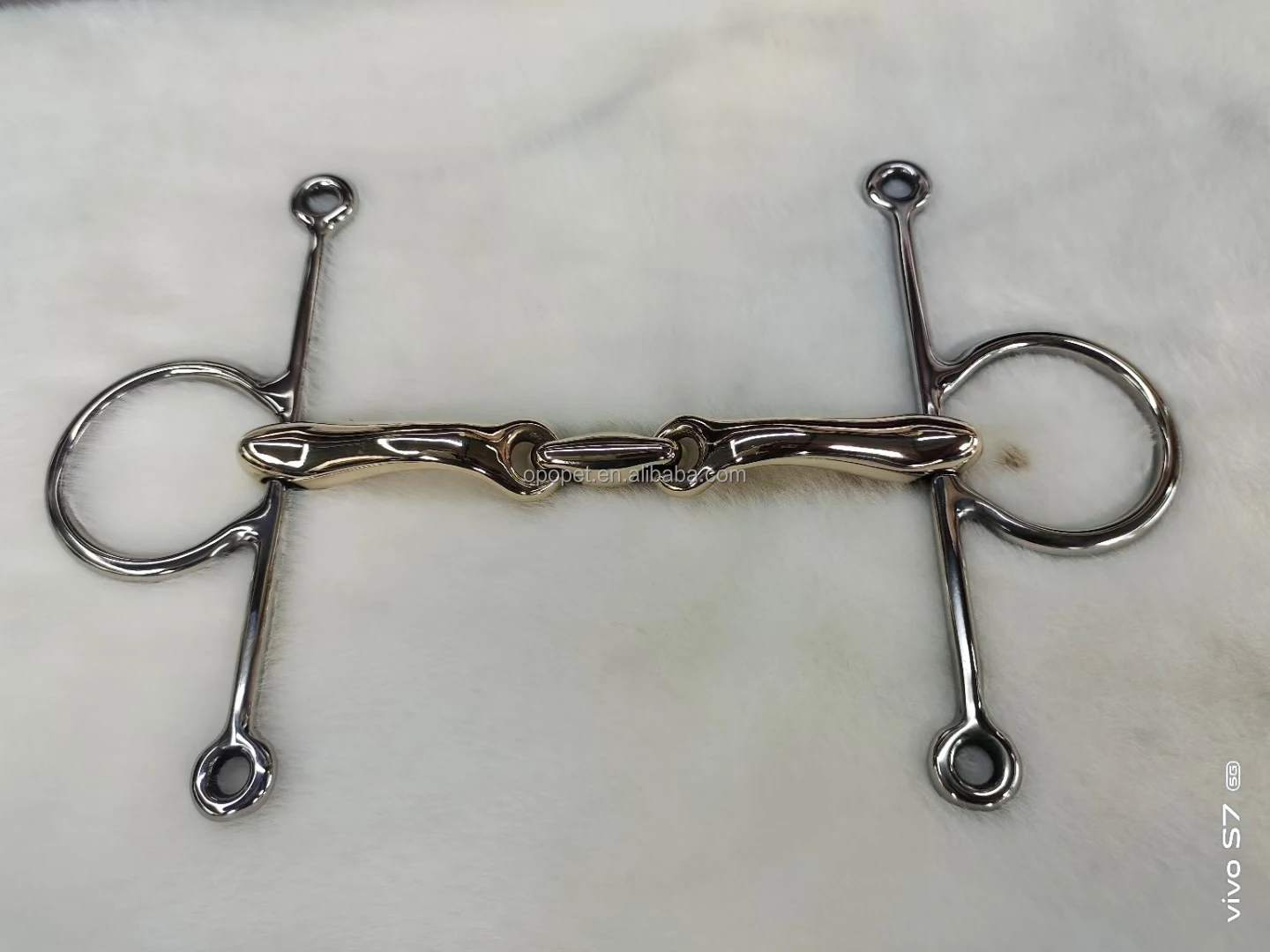 Horshi New Design Horse Bit Full Cheek Snaffle Bit With Double Jointed ...