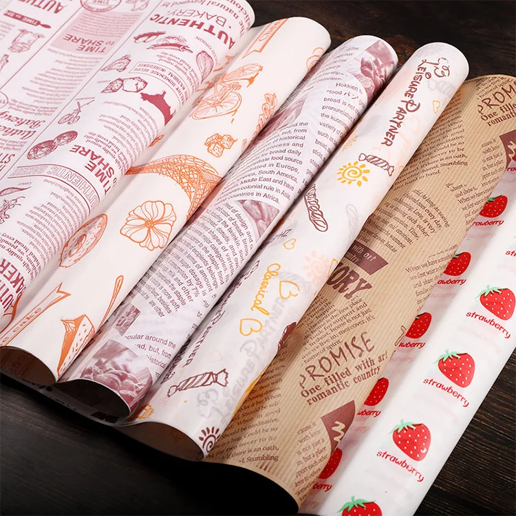 Wholesale Resable Sandwich Burger Wax Wrap Paper Custom Logo ...