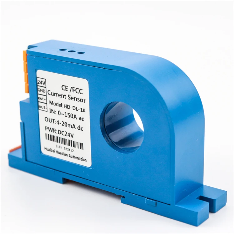 Current Sensor Transmitter Output Input 0-10V 4-20mA Output Transducer ...