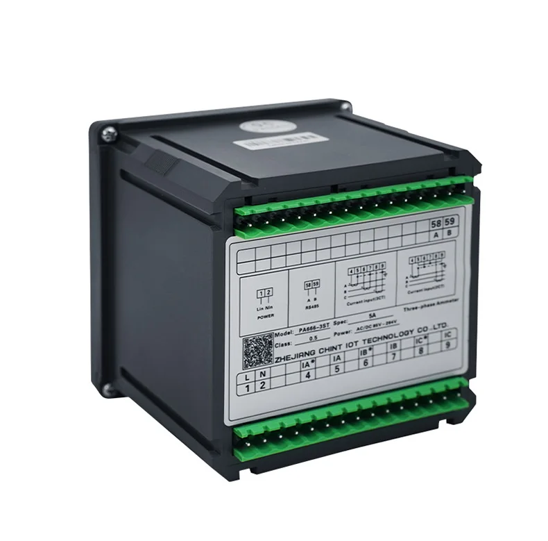 CHINT Three Phase Power Meter Logger PZ666-3S - Smart Energy Panel