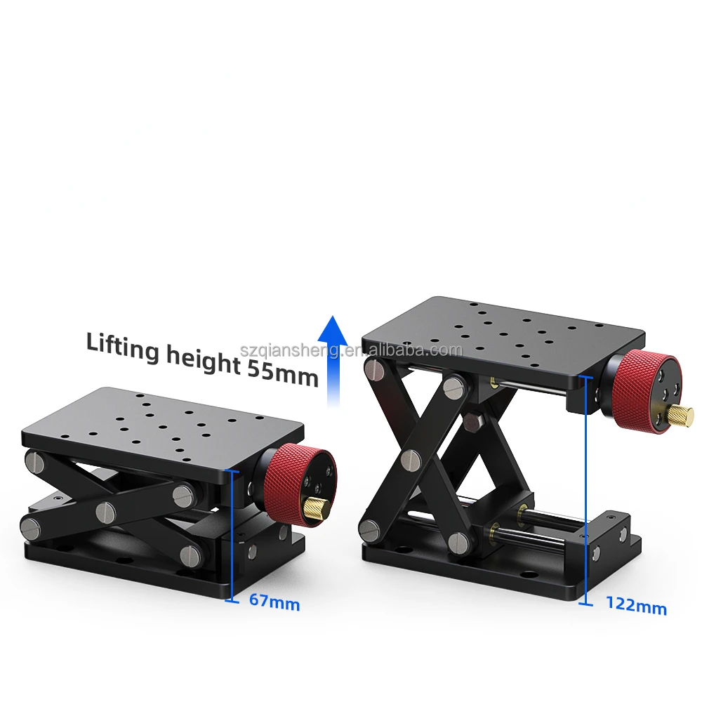 High Precision Manual Lift Z-Axis Scissor Lab Jack Elevator